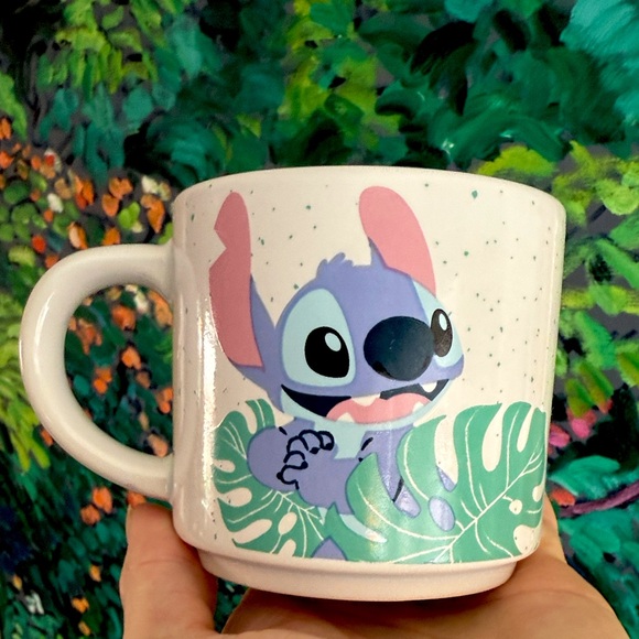Disney | Dining | Disney Stitch Ceramic Speckled Mug | Poshmark